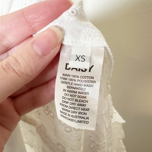 Daisy Daisy TV | Dresses | Daisy Limited Broderick White Eyelet Mini ...
